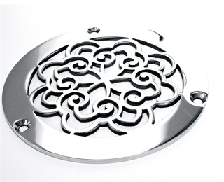 Scrolls No. 6 Shower Drain - Traditional - Tub And Shower Parts - Other ...