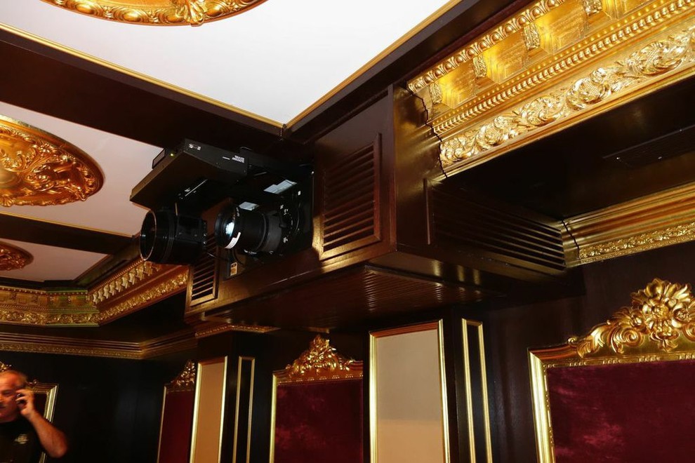 The Biggest Home Theater Screen in West Florida - Traditional - Tampa ...