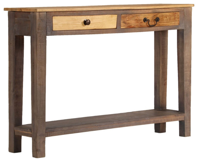 vidaXL Console Table Vintage Entryway Table Side Table with Storage ...