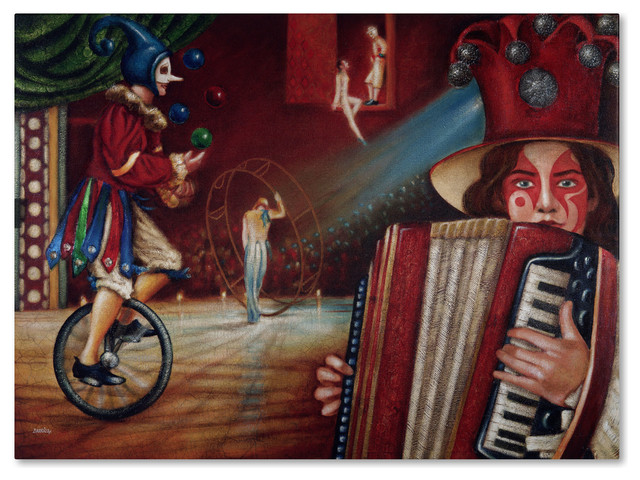 'Spectator' Canvas Art by Edgar Barrios, 35" x 47" - Traditional ...