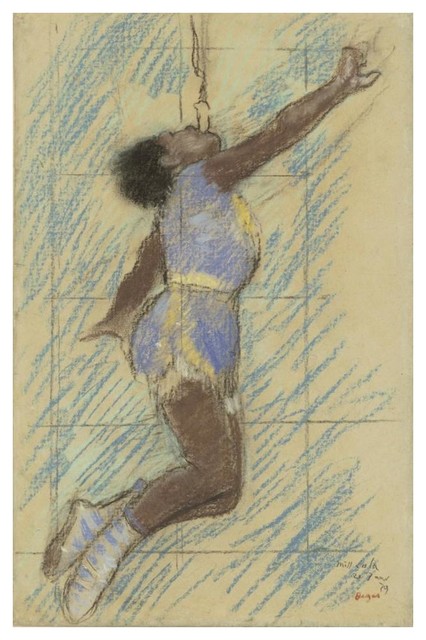 "Miss Lala at the Fernando Circus" Digital Paper Print by Edgar Degas ...