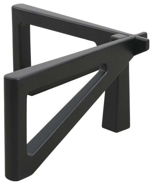 LeisureMod Imperial Interlocking Wooden Triangle Coffee Table Base ...