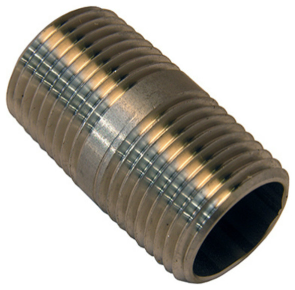 Lasco 32-1903 Type 304 Stainless-Steel Pipe Nipple, 3/4 Lasco 32-1903 Type 304 Stainless-Steel Pipe Nipple, 3/4