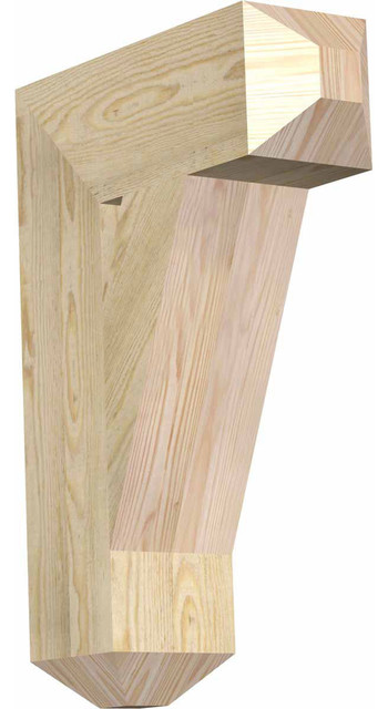 Traditional Craftsman Bracket, 18"D x 26"H - Transitional - Corbels ...