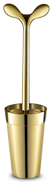 "Merdolino Gold" Limited Edition Toilet Brush - Modern - Toilet Brushes ...