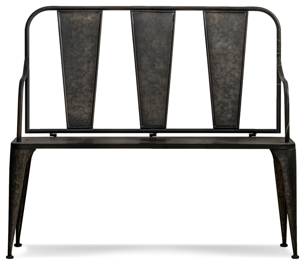 Evolution Bench, Black - Industrial - Accent And Storage Benches - by ...