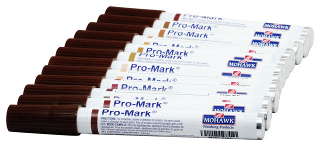 Mohawk Pro Mark II Touch Up Stain Marker, 12 Pack - Contemporary - Wine ...