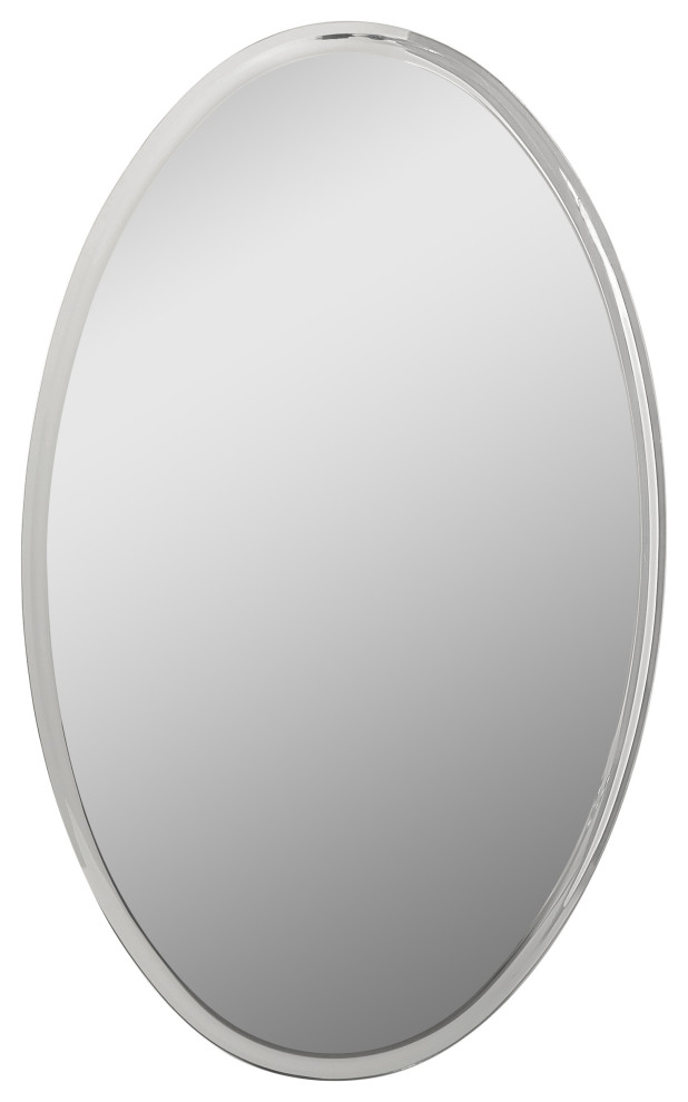 Extra Long Oval Wall Mirror - Contemporary - Bathroom Mirrors - by ...