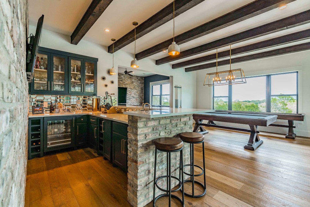 Farmhouse on The Creek - Farmhouse - Home Bar - Austin - by Geschke ...