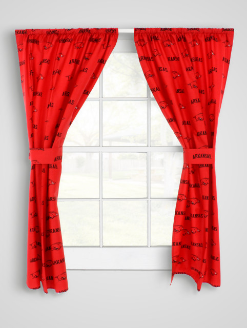 Arkansas Razorbacks Printed Curtain Panels 42"x63", 42" X 84 ...