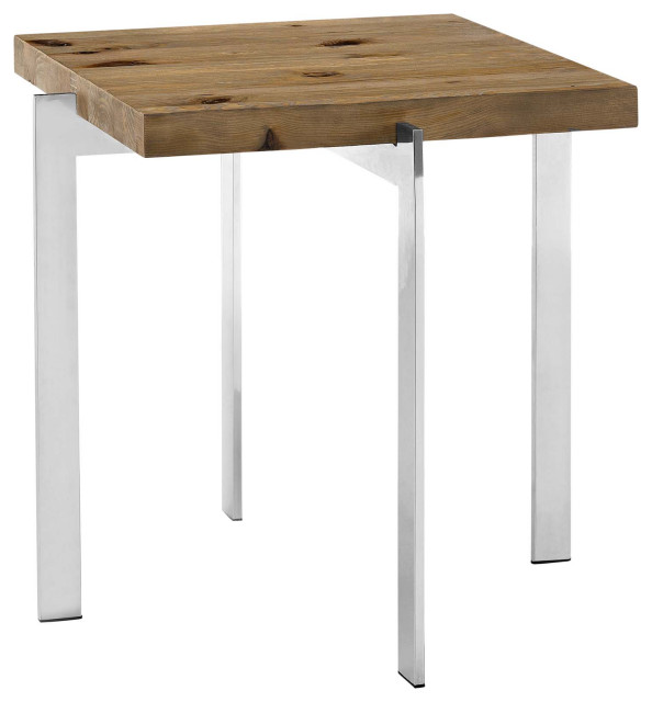 MODWAY Diverge Wood Side Table - Contemporary - Side Tables And End ...