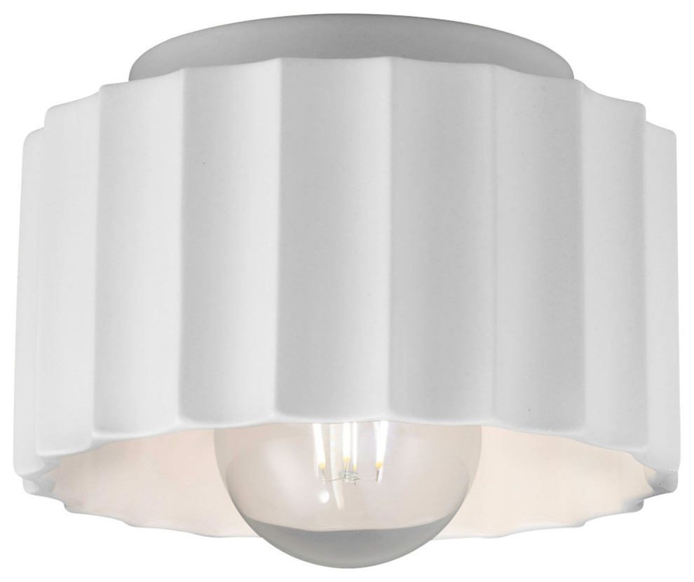 Radiance Collection, Gear Ceramic Flush-Mount, E26 - Transitional ...