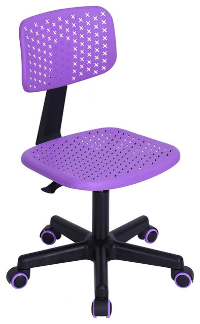 Plastic Children Student Chair Low Back Armless Adjustable Ergonomic ...