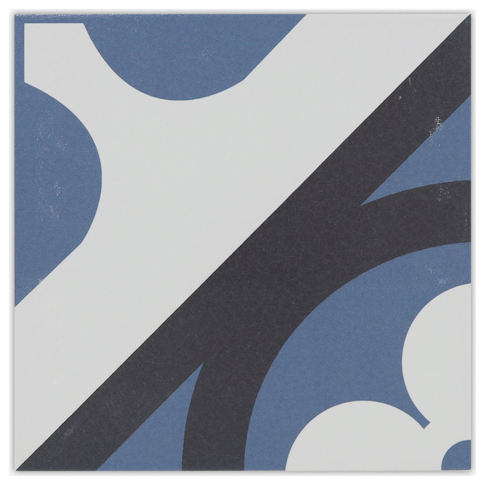 Marmette Italian Camomilla Sky Blue Matte 8x8 Porcelain Tile, 8X8 ...