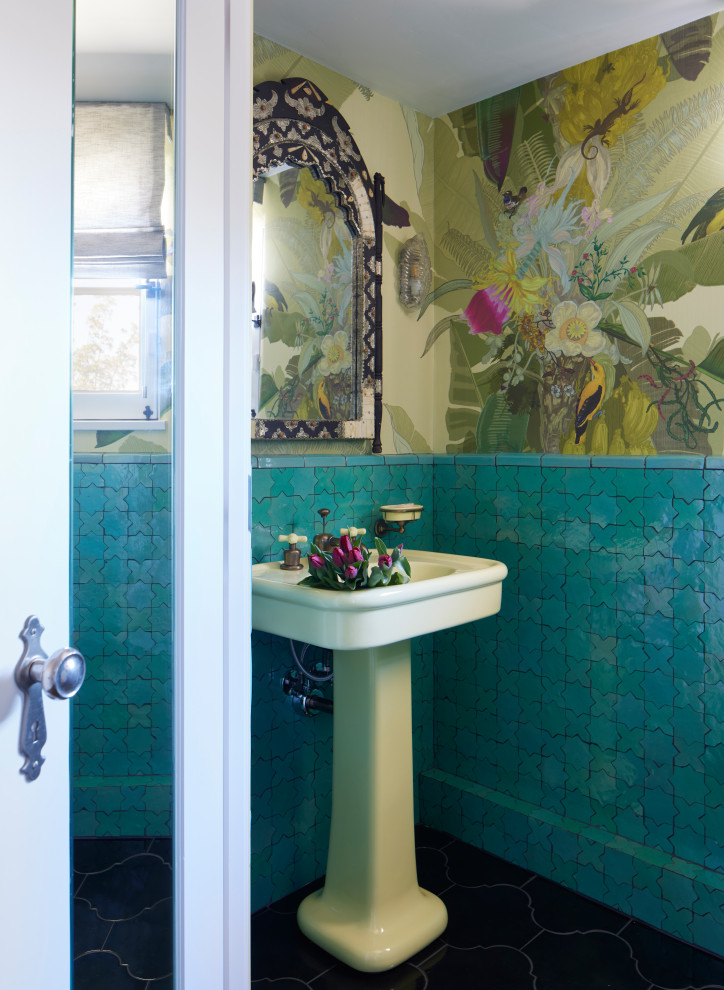 Silver Lake Spanish Revival - Mediterranean - Powder Room - Los Angeles ...