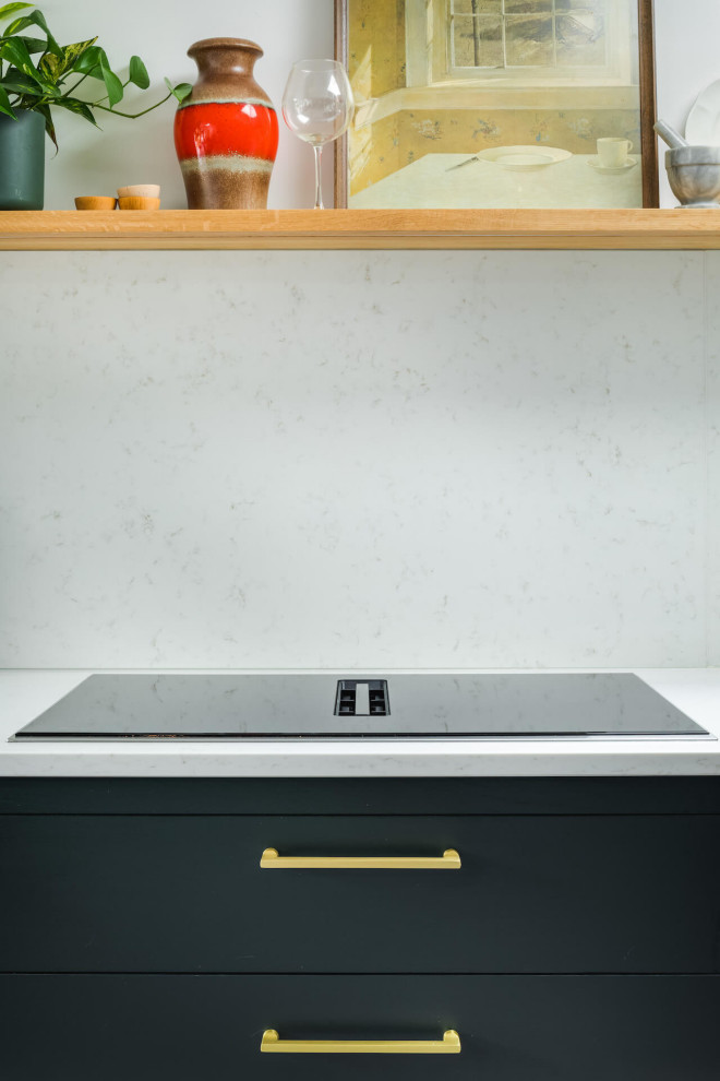Obsidian Green Kitchen - Traditional - Kitchen - London - by ...
