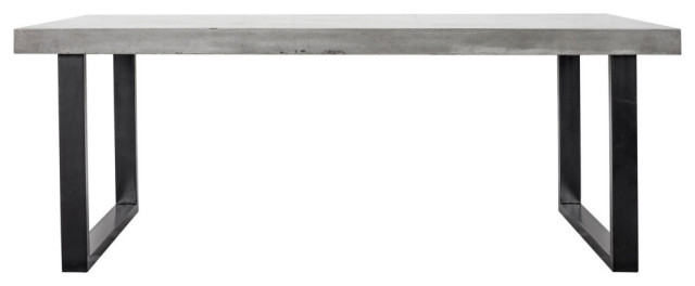 79 Inch Outdoor Dining Table Large Grey Contemporary - Contemporary ...