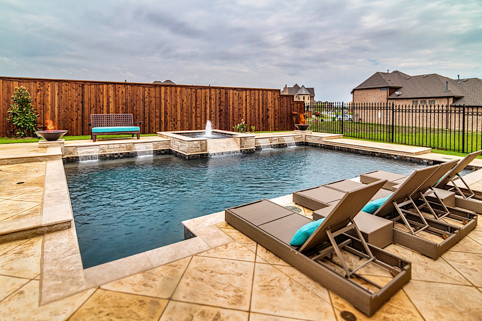 Geometric Pool Designs Dallas, Highland Park & Plano - Pool - Dallas ...