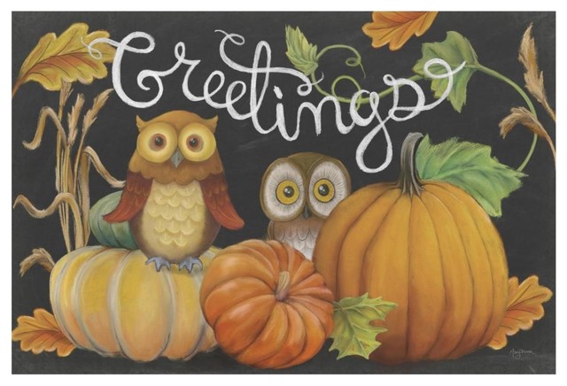 "Harvest Owl I" Digital Paper Print by Mary Urban, 20"x14", 12"x18 ...