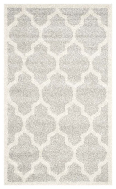 Safavieh Amherst Light Grey Indoor Outdoor Rug - 8' x 10', 8' x 10 ...