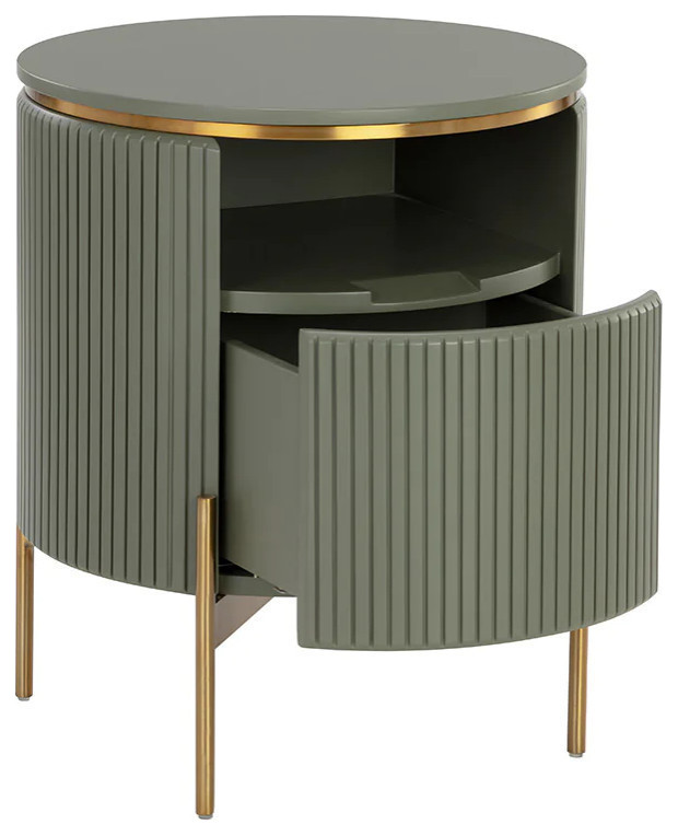 Mariya End Table - Midcentury - Side Tables And End Tables - by Virgil ...
