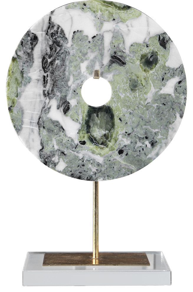Uttermost Irelyn Marble Disk Sculpture - Contemporary - Decorative ...