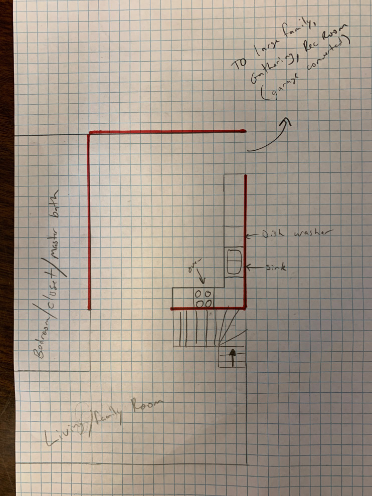 15 x 17 kitchen and dining room layout | Houzz Forum