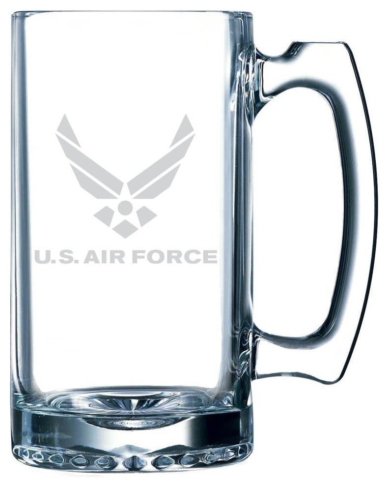 United States Air Force Etched 25oz. Libbey Sports Beer Mug - Beer ...