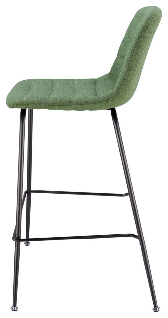 Caleb Fabric Counter Stool, (Set Of 4) - Midcentury - Bar Stools And ...