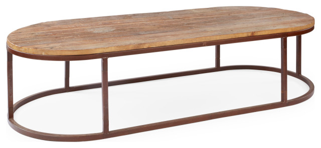 Avignon Oval Coffee Table - Industrial - Coffee Tables - by BoBo ...