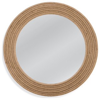 Above Board Wall Mirror, Natural Rope - Beach Style - Wall Mirrors - by ...