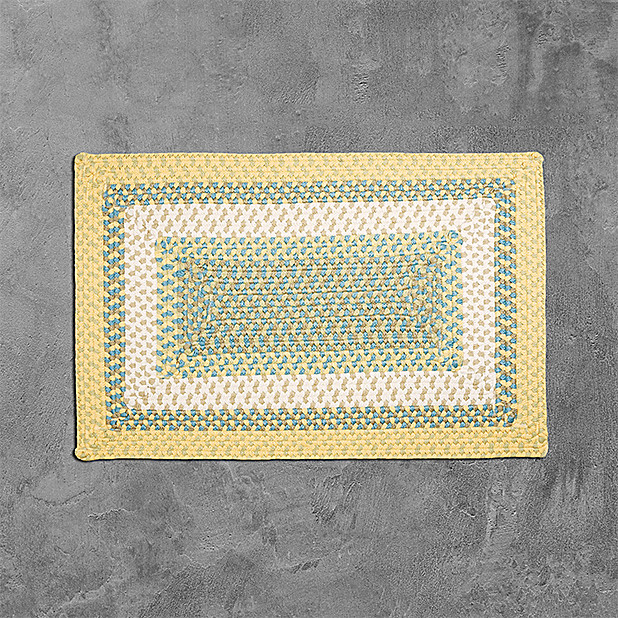 Montego Sundance 3' Square, Square, Braided Rug - Contemporary ...