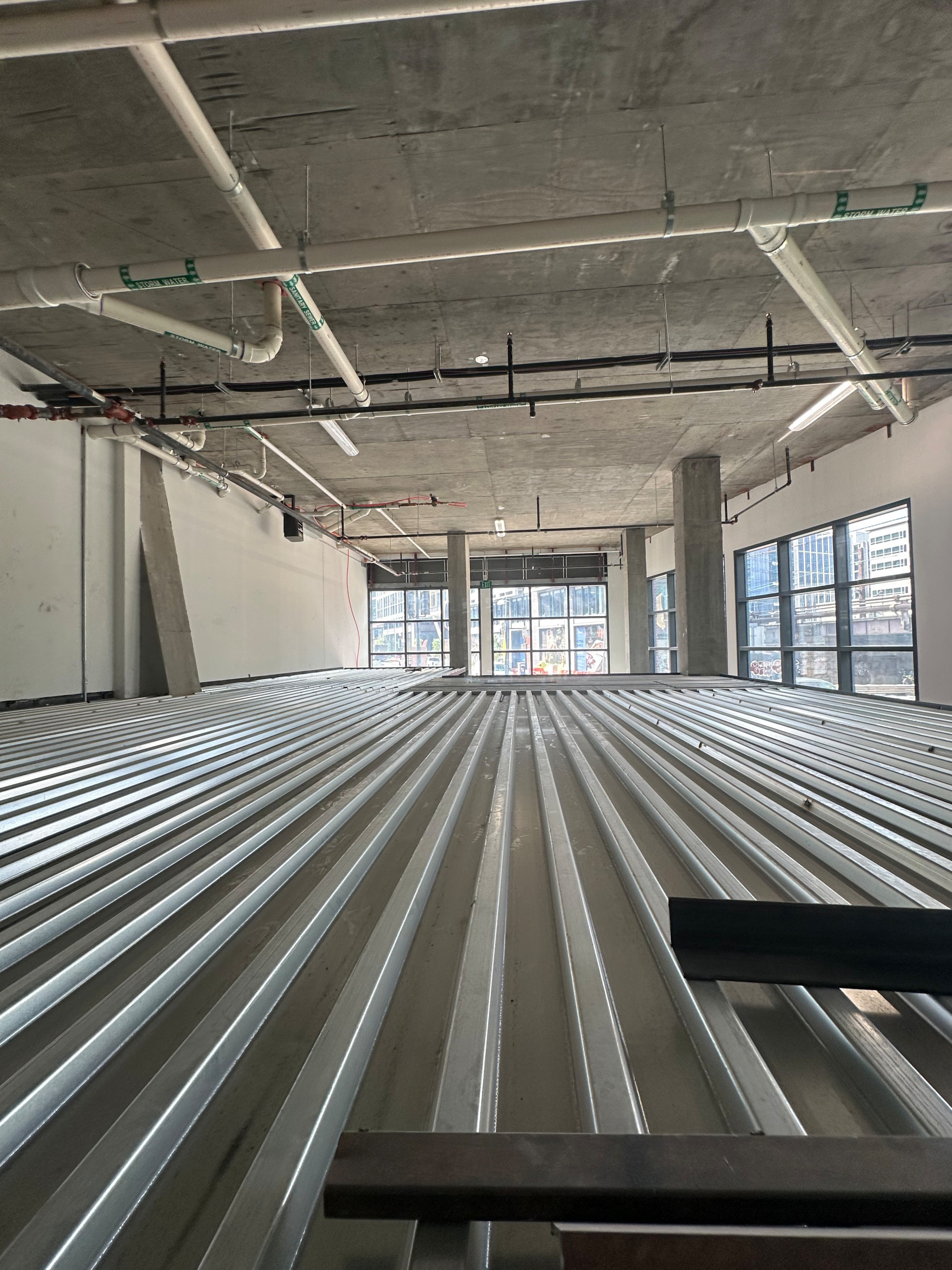 Rising to New Heights ️ Steel beams forming the backbone of our ...