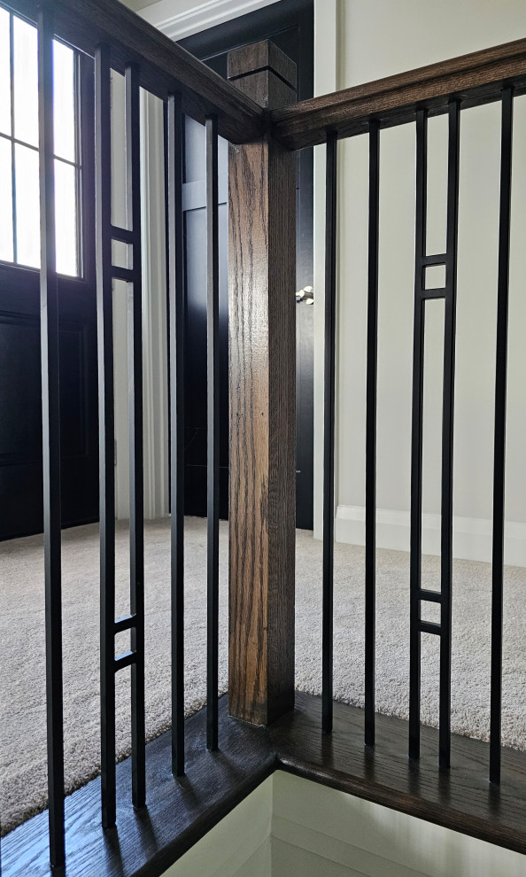 109_Impressive Floating Staircase in Countryside Retreat, Upper ...