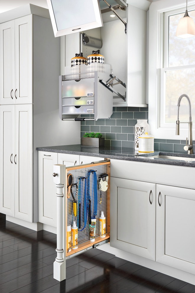 Wood and Stainless Steel Pull Out Base Filler for New Kitchen ...