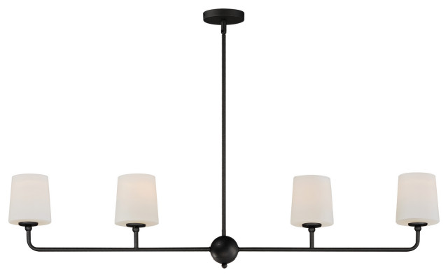 Maxim Bristol Four Light Linear Chandelier - Transitional - Chandeliers ...