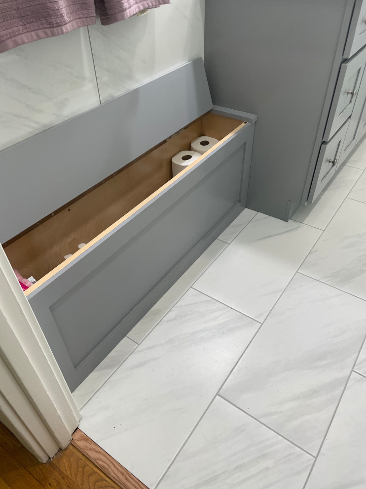 Classic Restroom Remodel in Historic Home - Traditional - Bathroom ...