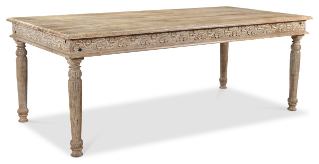 Driftwood Carved Dining Table - French Country - Dining Tables - by ...