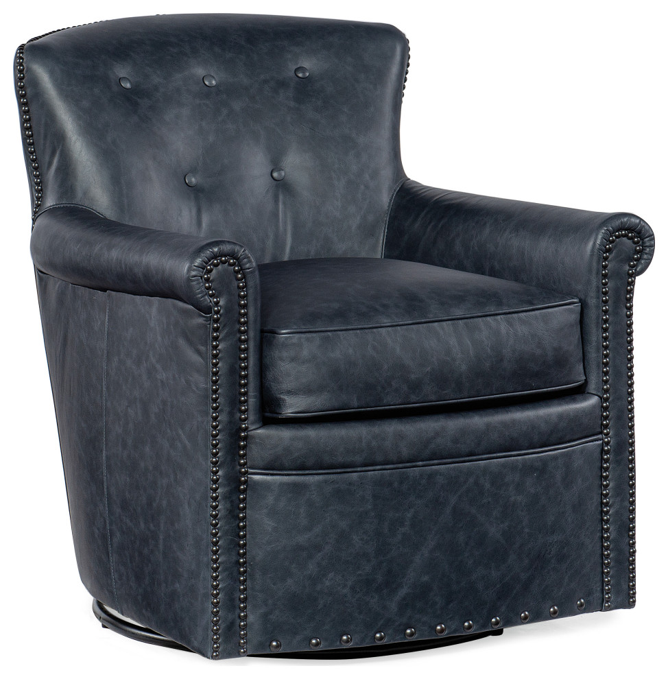 Swivel Club Chair - Transitional - Armchairs And Accent Chairs - by ...