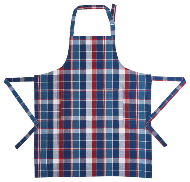 Picnic Plaid Apron - Traditional - Aprons - by Peking Handicraft, Inc ...