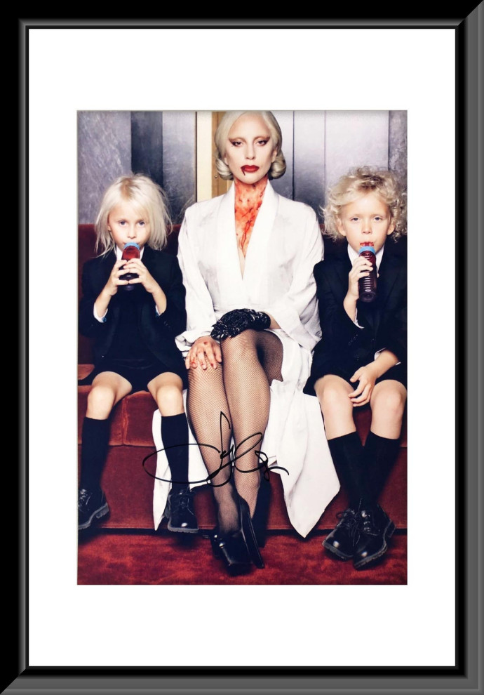 American Horror Story Lady Gaga Signed Photo, 11x14 inches ...