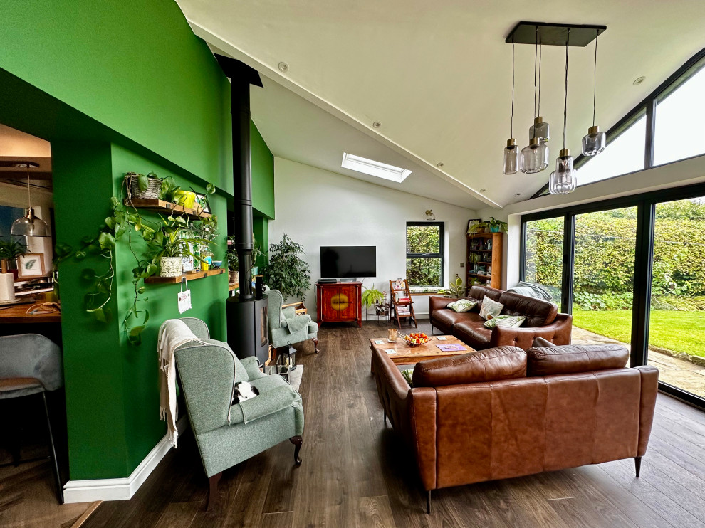 Single Storey Rear Extension with feature roof - Contemporary - Living ...