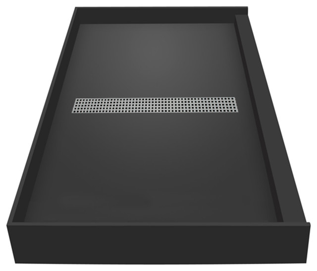 Tile Redi RT3660C-PVC Redi Trench 60" x 36" Rectangular Shower - Shower ...