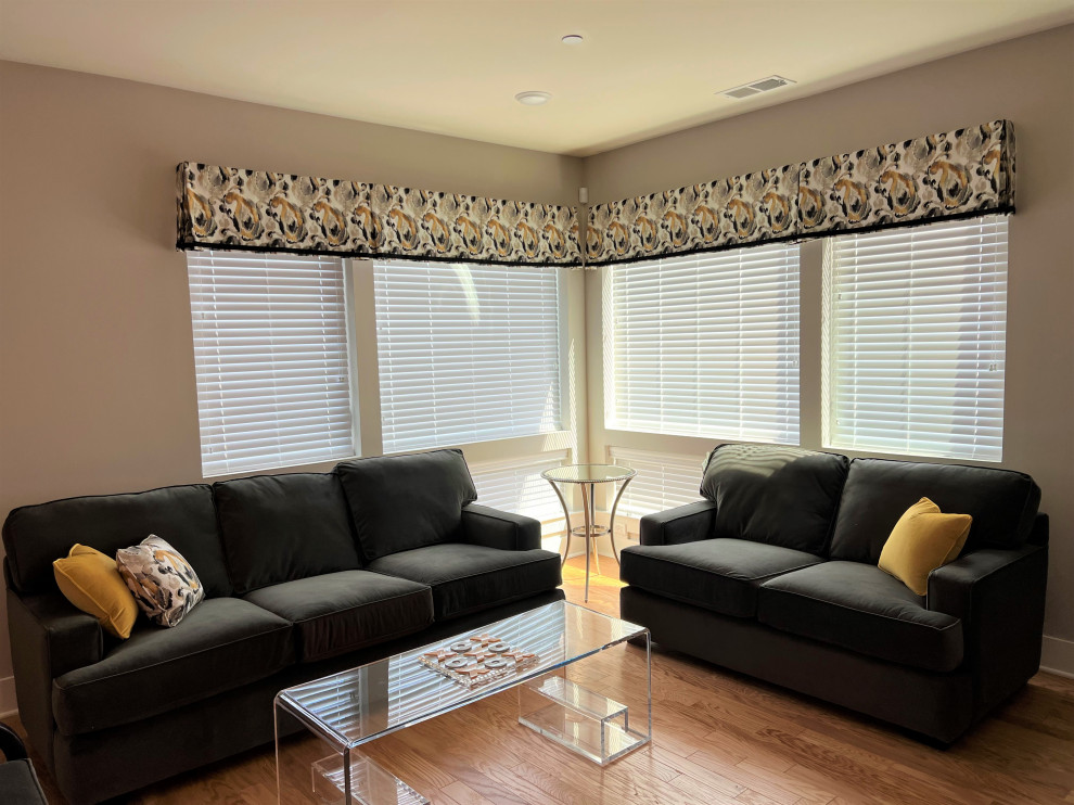 Living Room Valances - Contemporary - Living Room - New York - by Soft ...