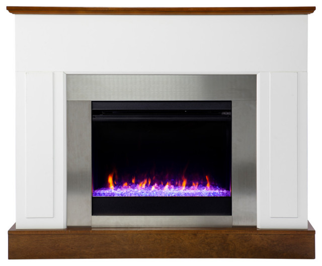 Trandling Color Changing Electric Fireplace - Transitional - Indoor ...