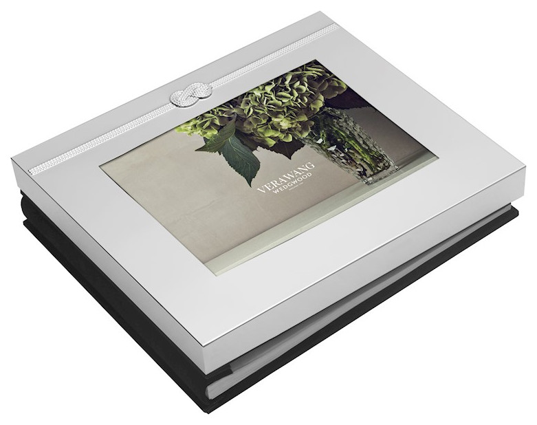 Vera Wang Wedgwood Vera Infinity 5x7 Picture Frame Guest Book ...