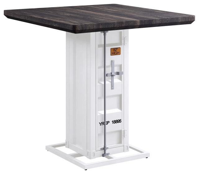 ACME Cargo Counter Height Table - Industrial - Indoor Pub And Bistro ...