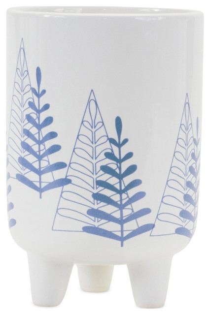 Modern Pine Tree Planter With Legs, Set of 2 - Contemporary - Indoor ...