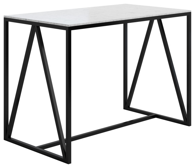 Abel Counter Table, Black - Transitional - Indoor Pub And Bistro Tables ...