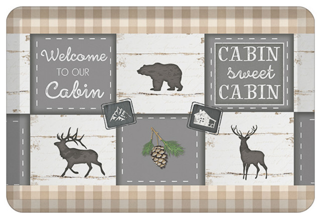 Cabin Living Kitchen Mat - Rustic - Kitchen Mats - by Laural Home | Houzz